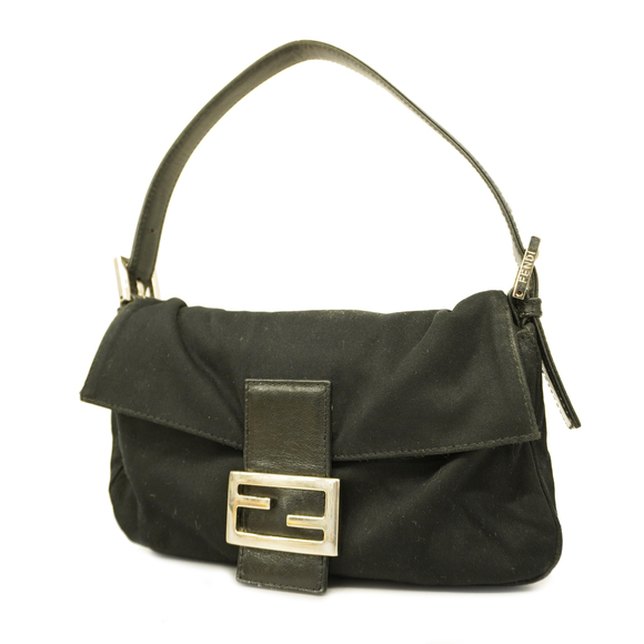 Fendi | Bags | Fendiauth Mamma Bucket Womens Nylon Handbag Black | Poshmark